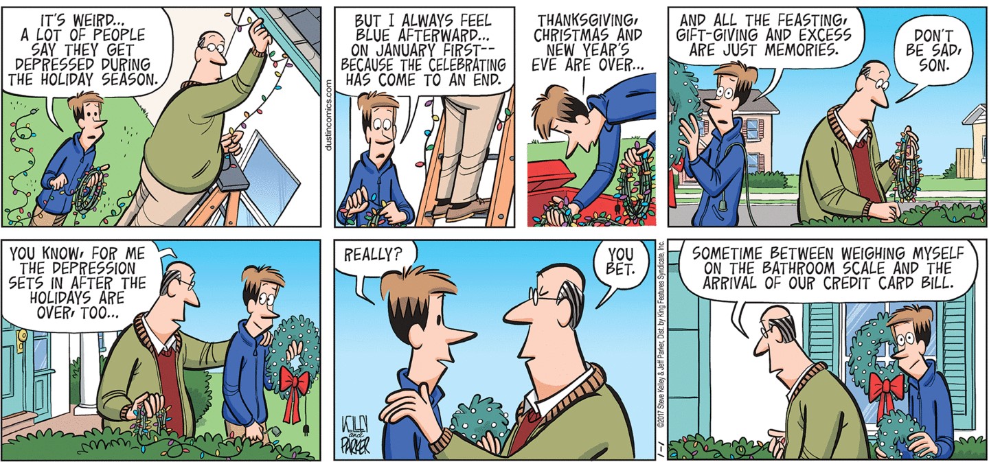 Old Comics world: Dustin Daily Strips (2017) - King features