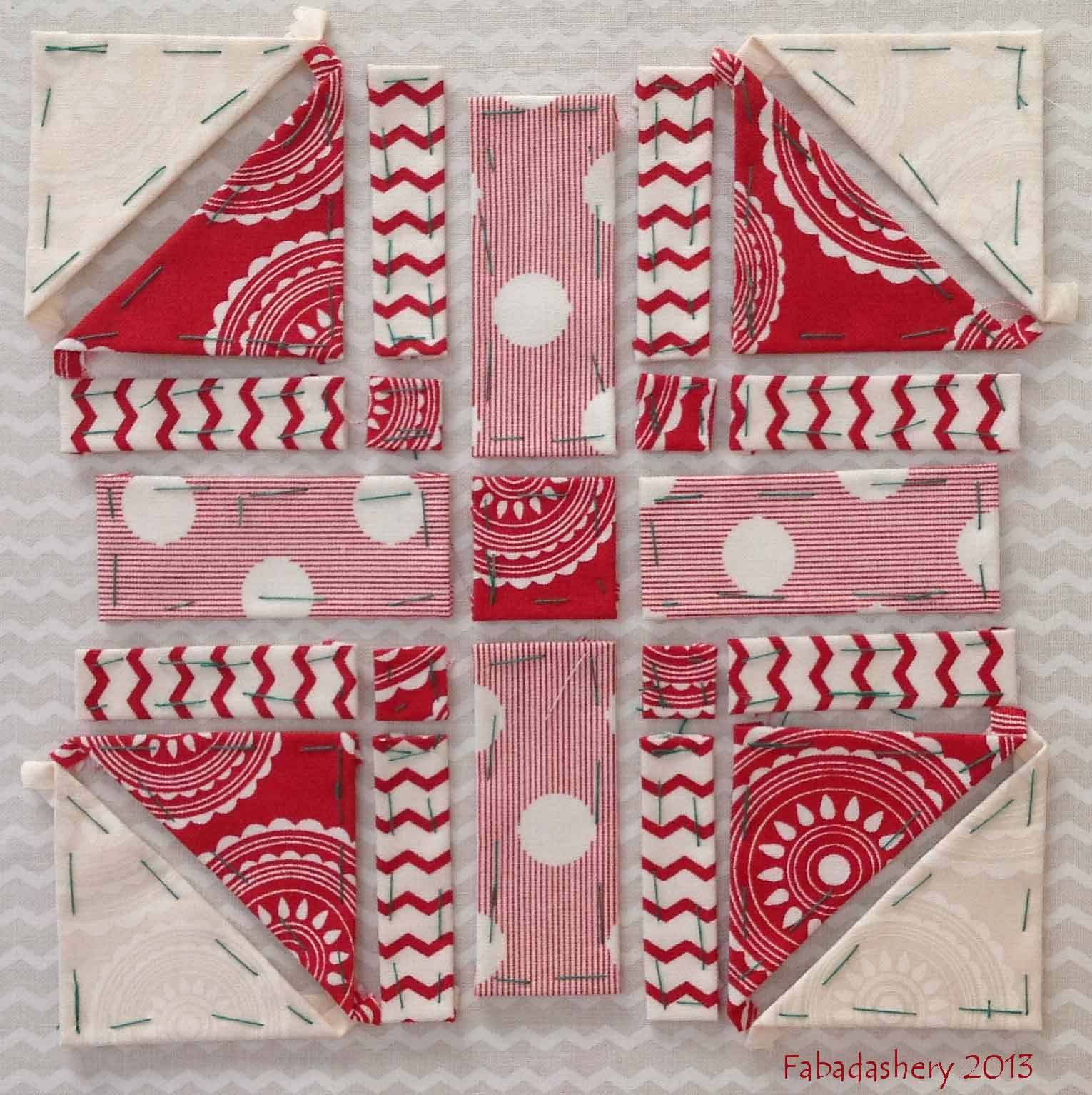 Fabadashery: Nearly Insane Quilt - Block 21