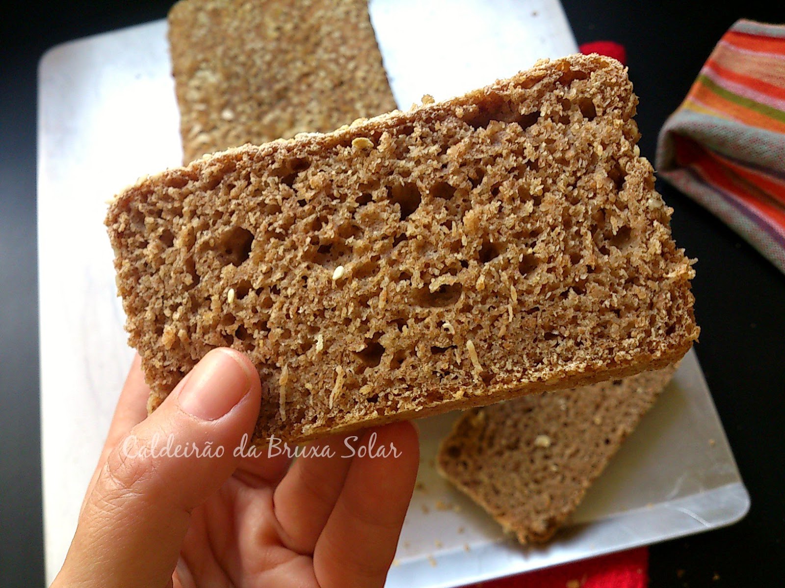 Receitas do Caldeirão : Pão 100% integral (não precisa sovar)
