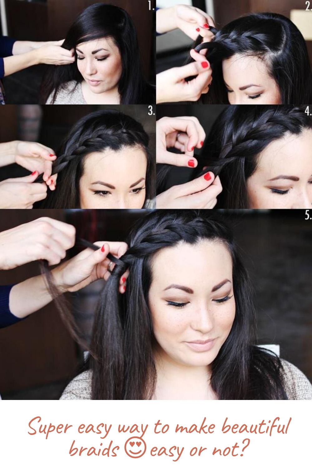 Super easy way to make beautiful braids 😍easy or not? - Pukrol Satwa