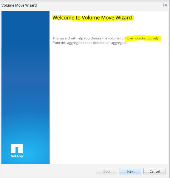 Remote Infrastructure Management: ONTAP 9 Volume Move Configuration