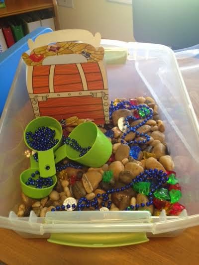 The Next Chapter in my Speech World: Speech and Language Pirate Sensory Bin