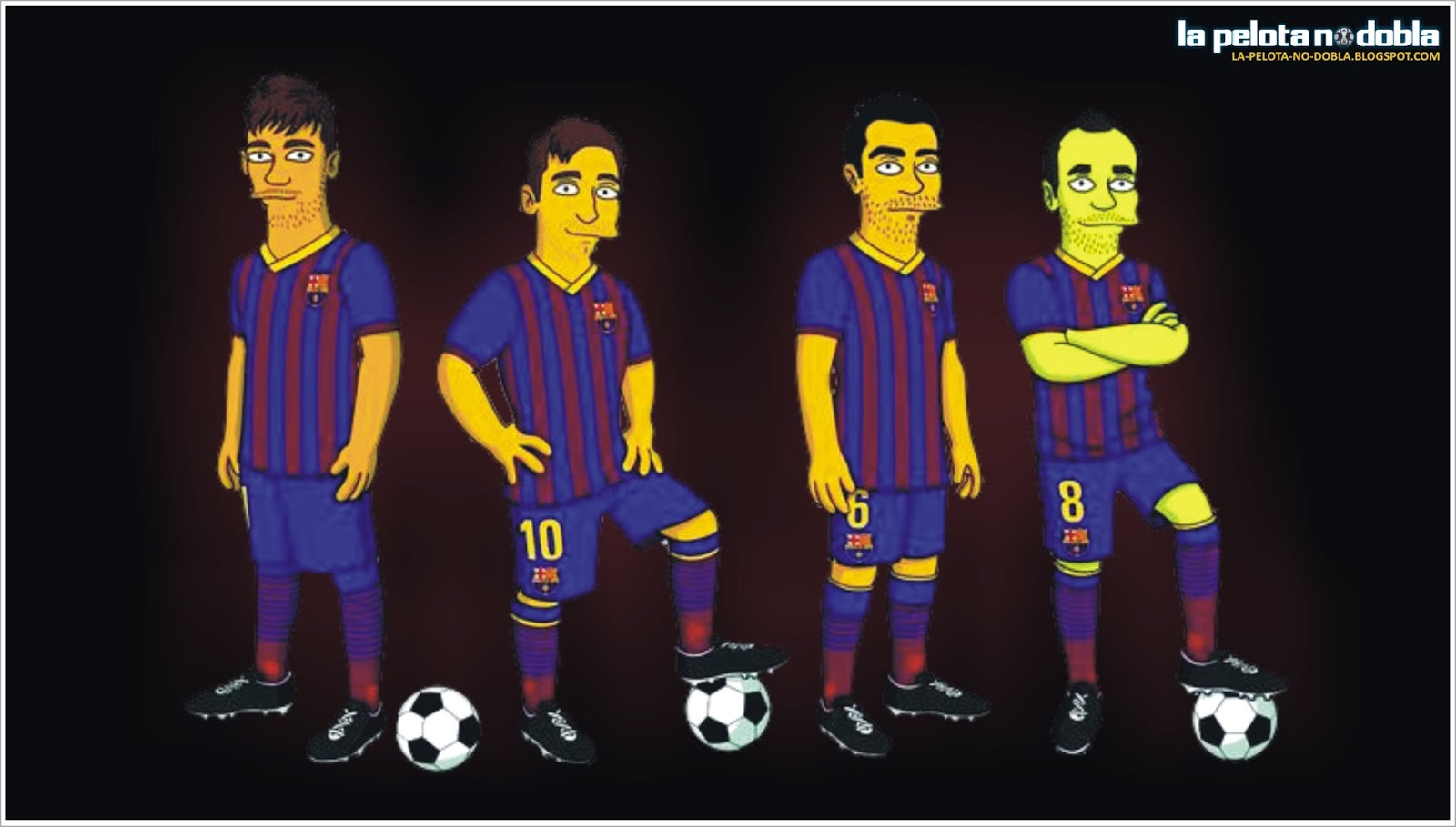 LA PELOTA NO DOBLA: Messi en Los Simpsons.