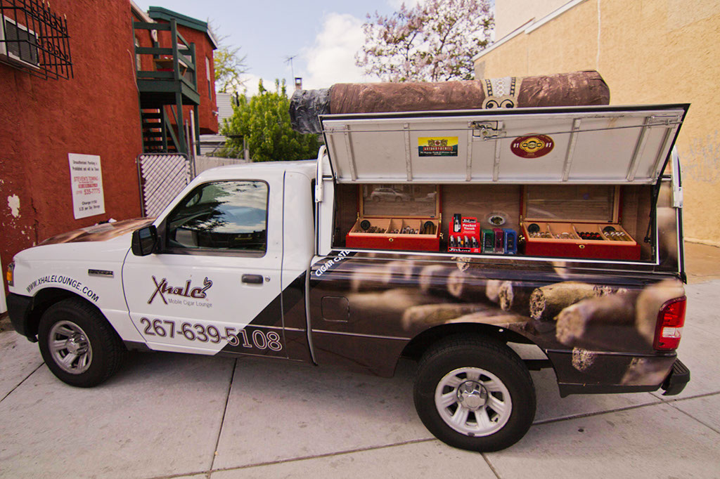 Xhale Lounge: The Mobile Cigar Lounge Is Stocked and Ready To Go!