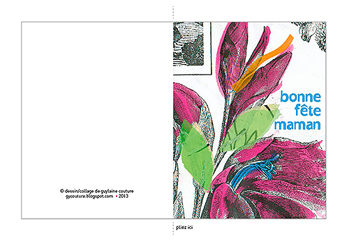 * gratuite * carte de fête des mères | gycouture[design]