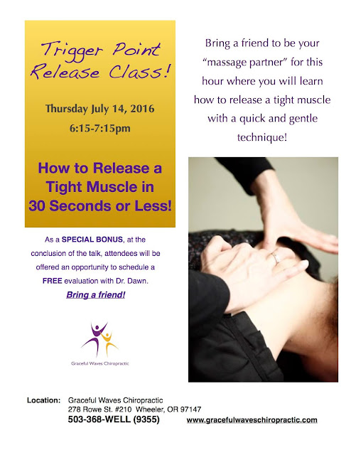 Graceful Waves Chiropractic: Trigger Point Release Class & Demo of Care ...