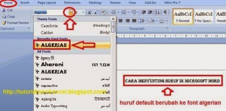 Yuviter Tutorial: Cara Mengedit Font di Microsoft word