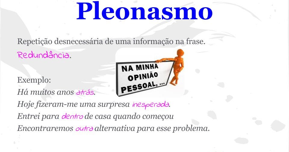 Português para todos: Pleonasmo