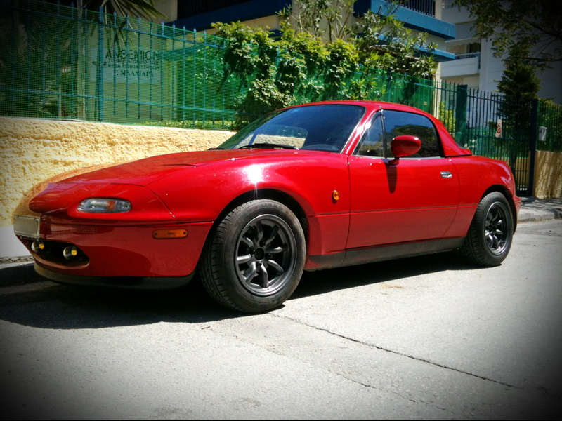 Black, Silver or Bronze wheels on a red NA ? Can’t decide which colour ...