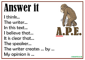 Mrs P Teach: Going A.P.E. (Replacing P.E.E.)