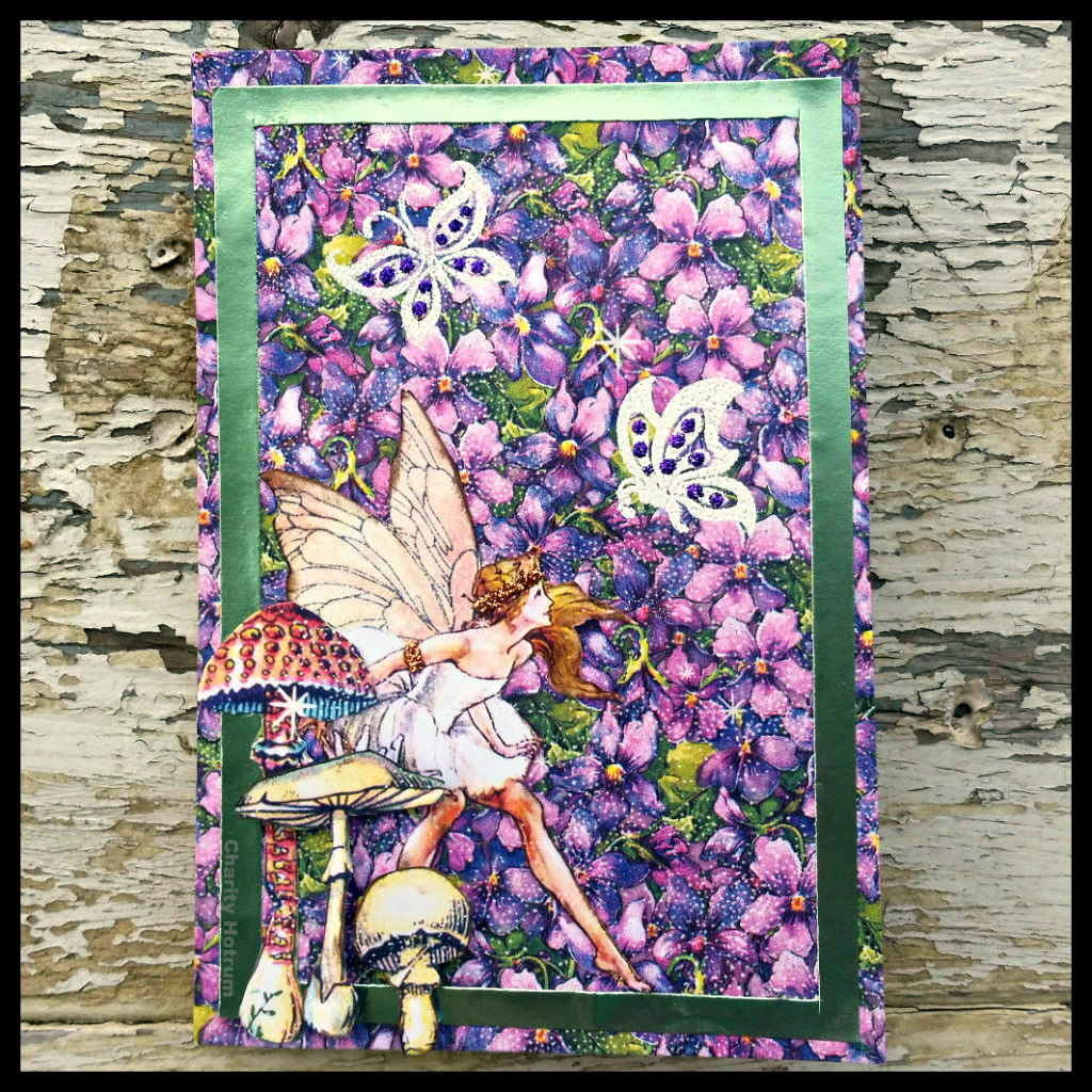 Scrappin' Chaos: Fairy Cards, Toadstools, and Weekend Crafting Time