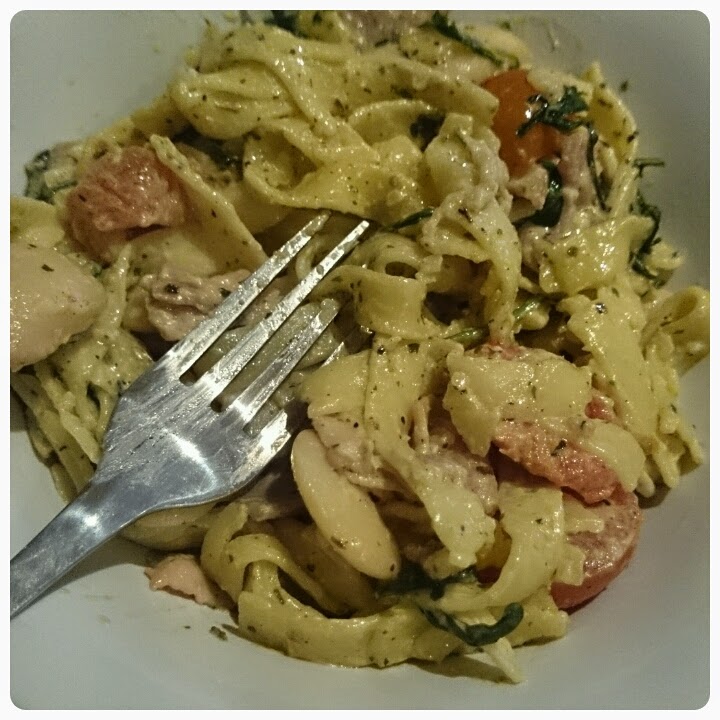 Brewtiful Fiction: Tagliatelle with Turkey Rashers and Butter Beans Recipe