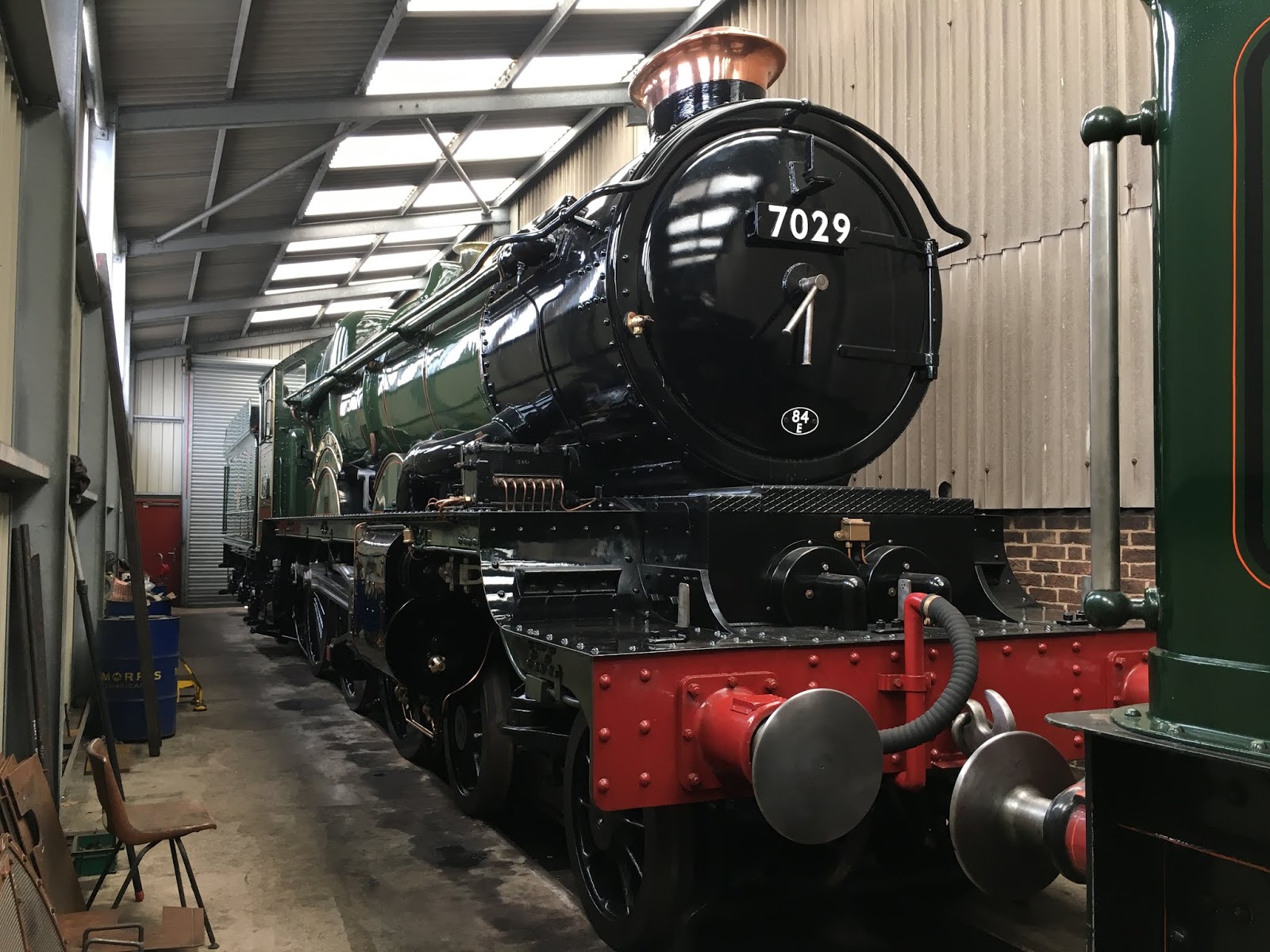 Sam's World: Tyseley: "Clun Castle" Awaits The Off...