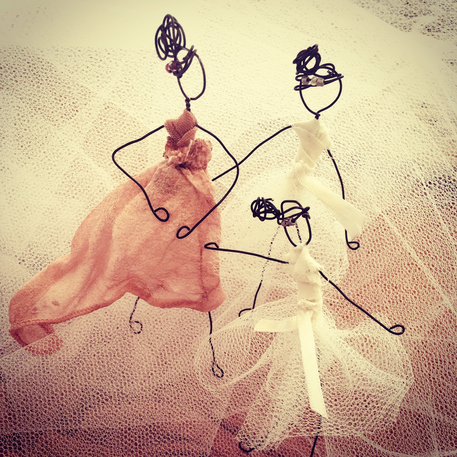 ReSi: Drahtfiguren/ Draht-Ballerina's