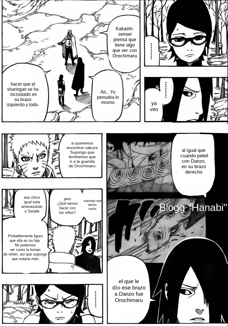 Hanabi: Naruto Gaiden manga 700+7 sub español