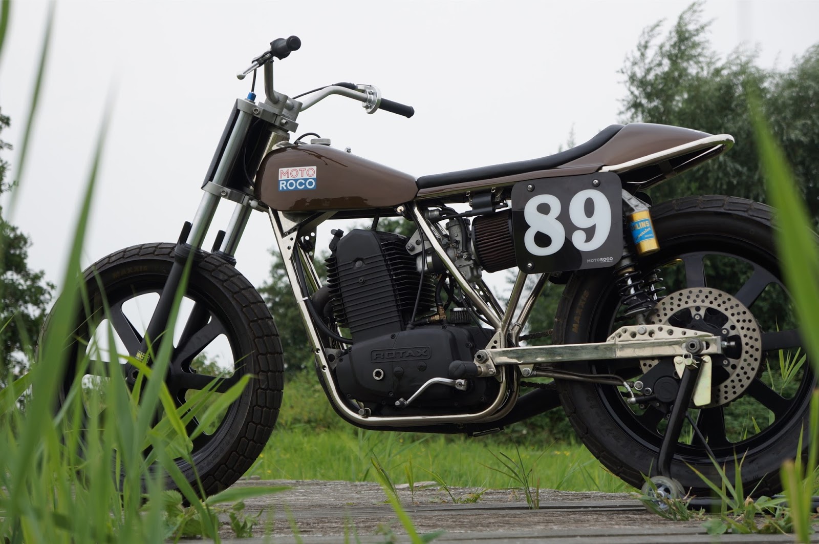 BUBBLE VISOR: Motoroco Wood Rotax #1