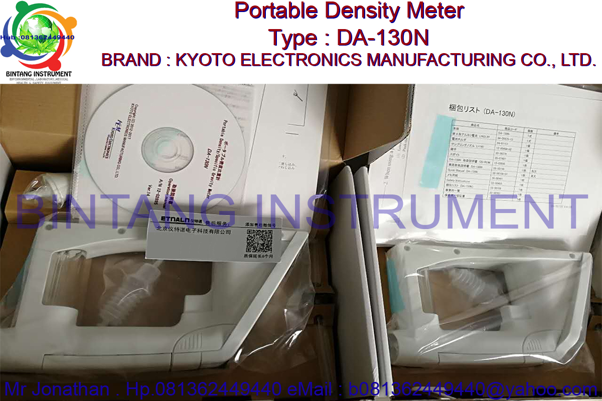 .: 081362449440 Jual Portable Density/Specific Gravity Meter DA-130N ...