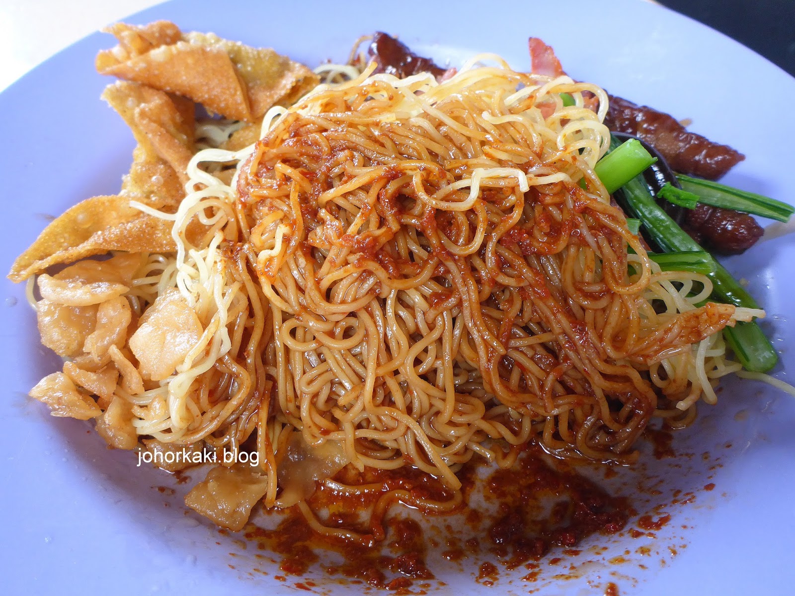 CLOSED Da Jie Famous Wanton Mee 209 Jalan Besar 大姐云吞面 |Tony Johor Kaki ...