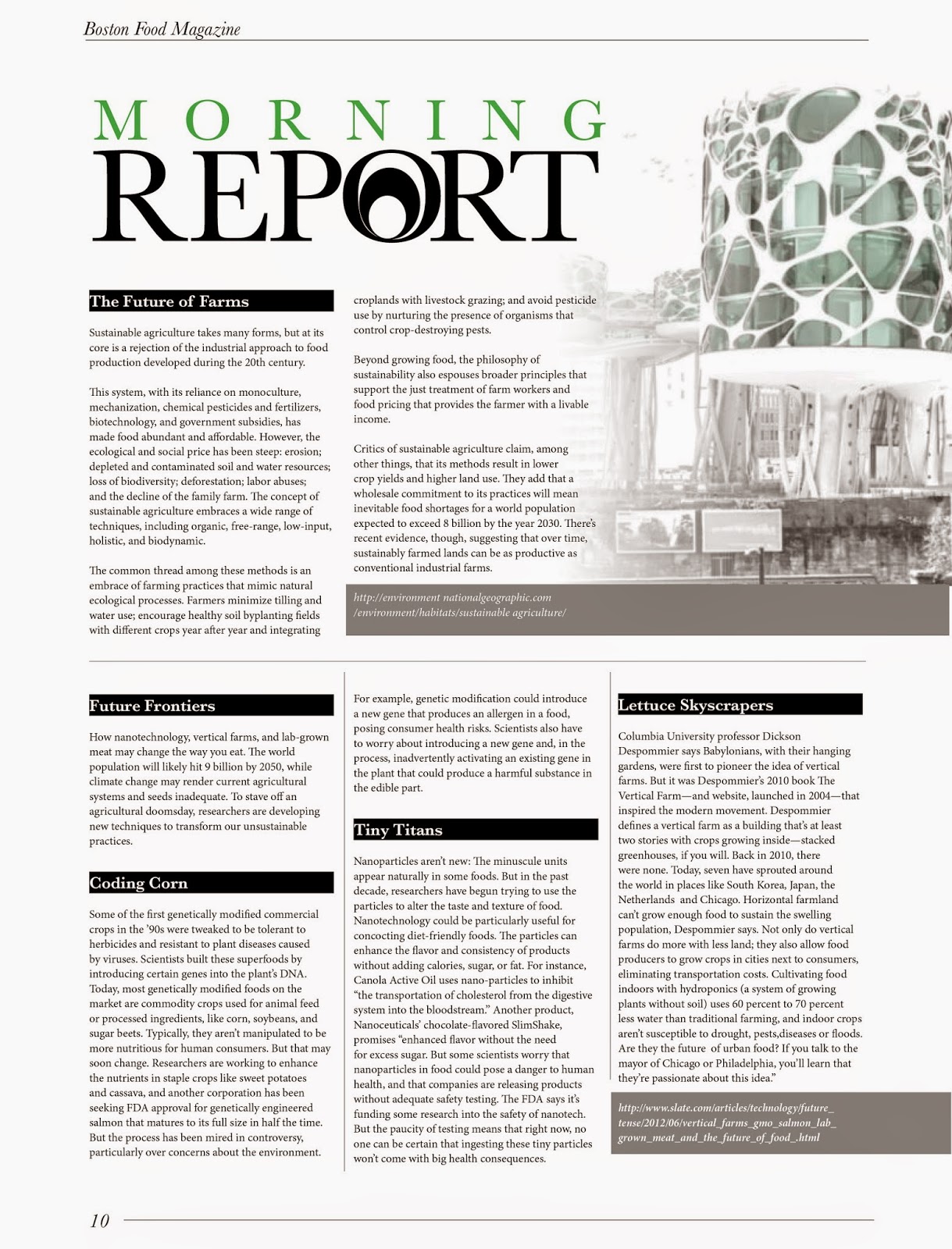 NEiAPublicationDesignFall2014: Department Pages Design