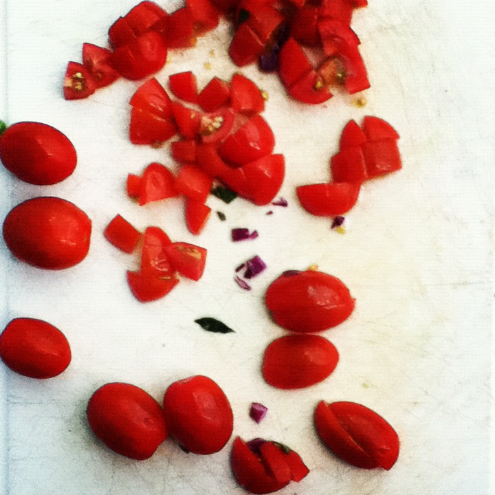 eat it.: crunchy red vegetable, roasted kumara and lentil salad