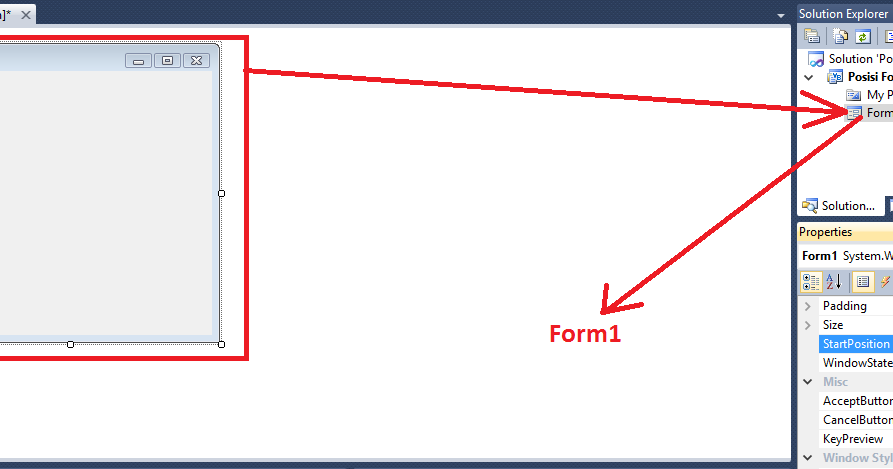 VISUAL BASIC NET PART 5 – TUTORIAL CARA MENGGANTI NAMA(RENAME) FORM ~ JONCODE