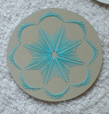 Let's create: Half Finished String Art