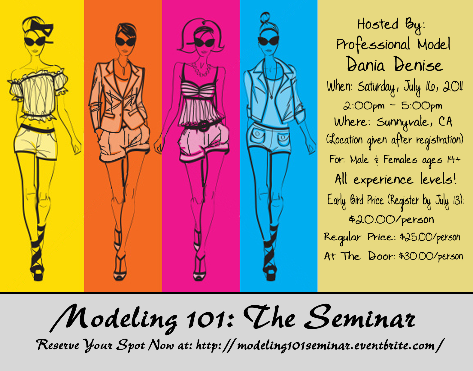 Modeling 101: The Seminar - Early Bird Registration Special!!!