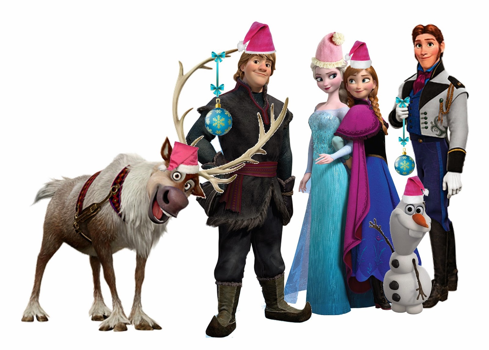 Frozen in Christmas: Free Party Printables. - Oh My Fiesta! in english