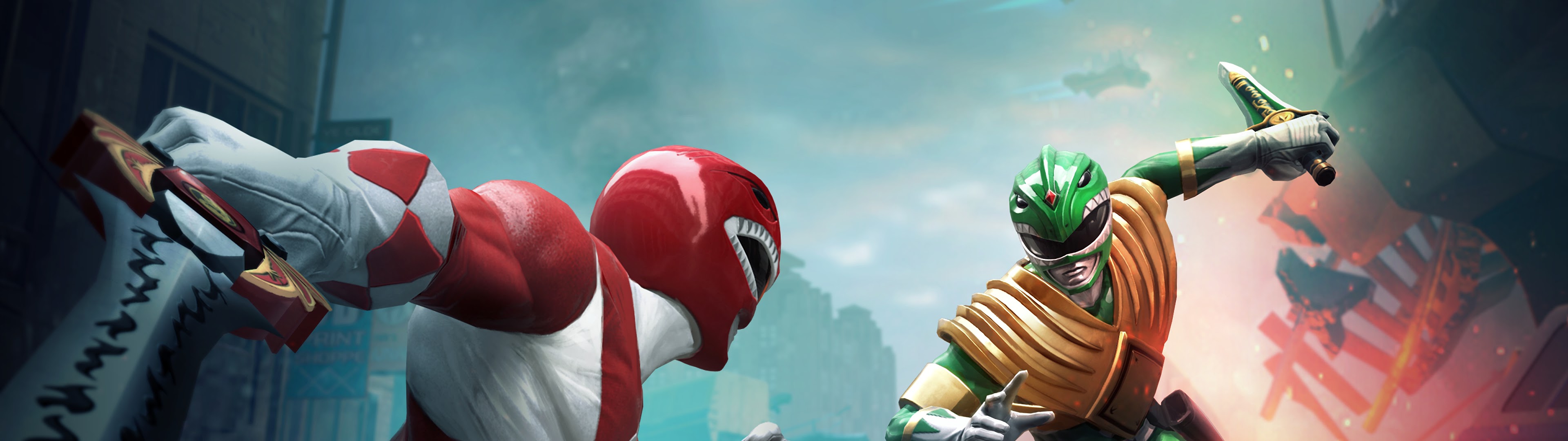 Power Rangers: Battle for the Grid, Red Ranger vs. Green Ranger,4K ...