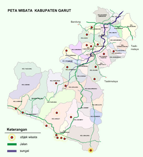 Garut Transport: Peta Wisata