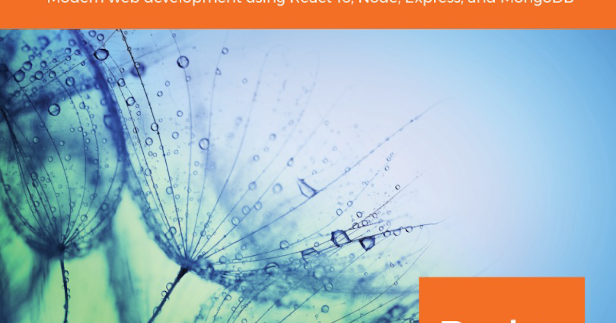 Chia Sẻ Ebook Full Stack React Projects Modern Web Development Using React 16 Node Express