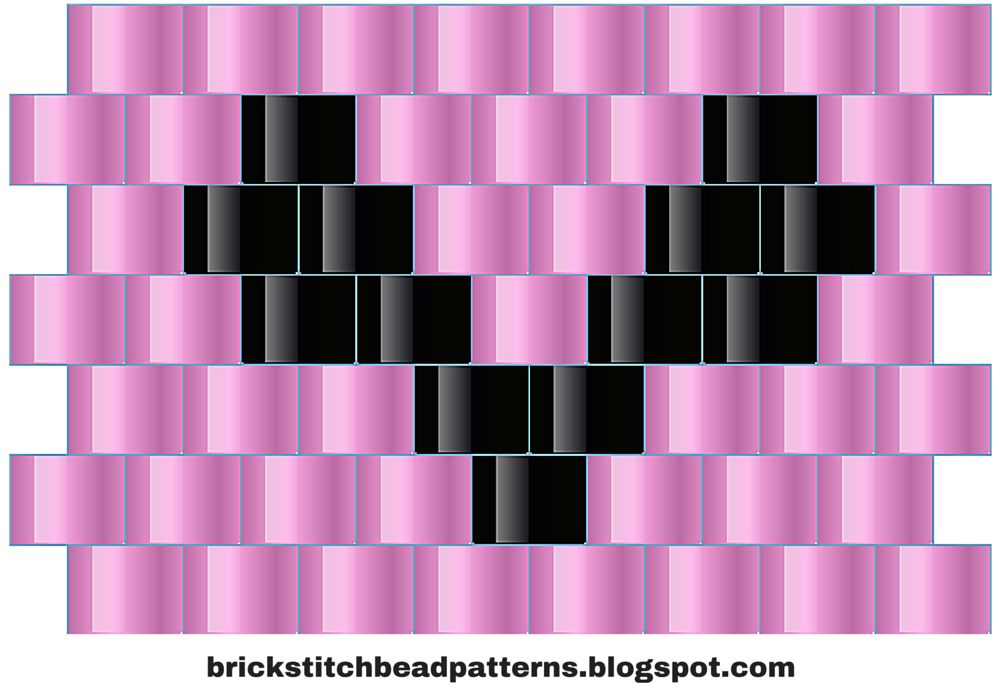 Brick Stitch Bead Patterns Journal: V - Alphabet 1 Free Brick Stitch ...