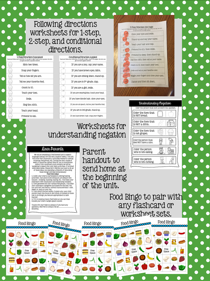 Smashingly Good Speech: Food Themed Speech and Language Lesson Plans