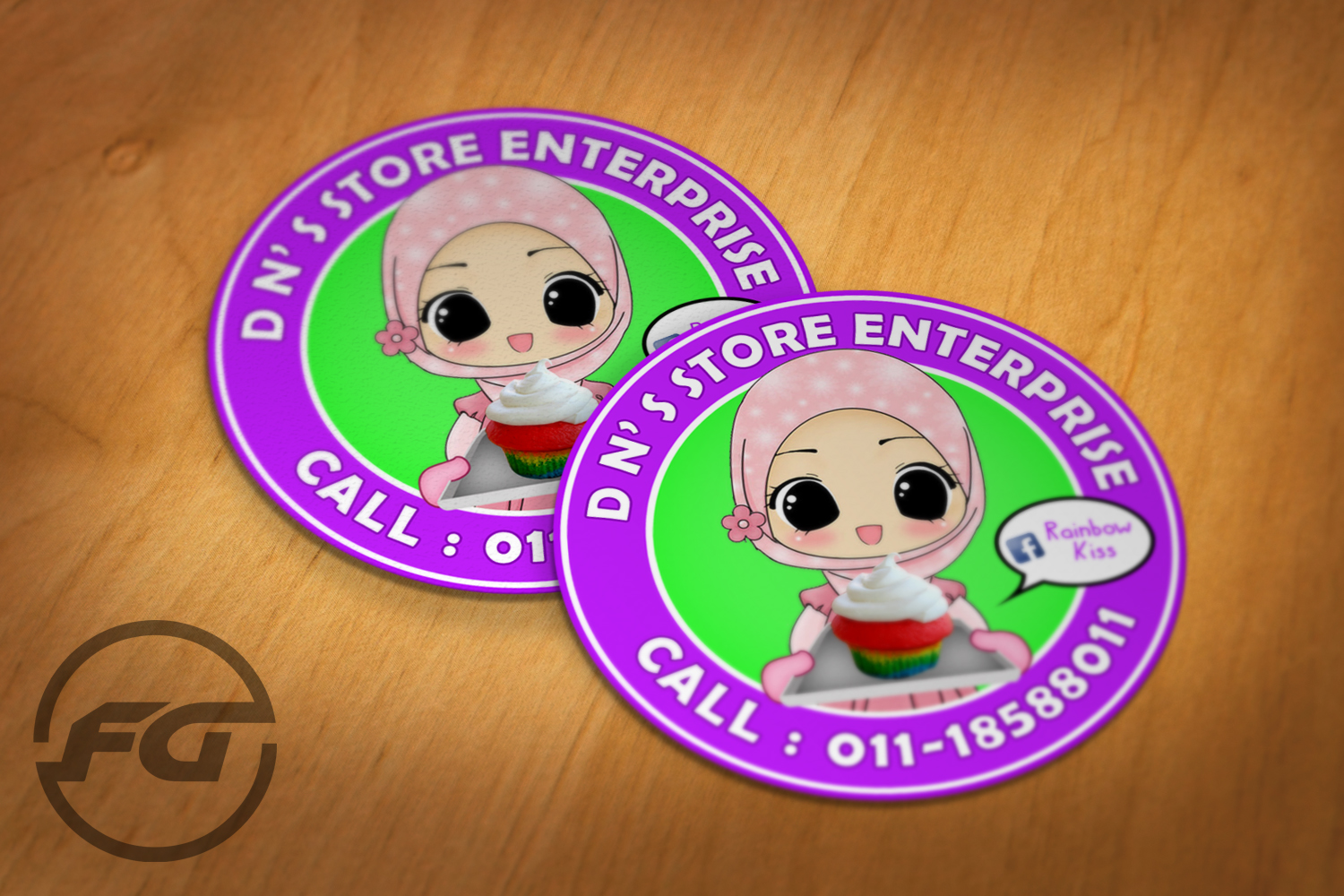 Fizgraphic: Design dan Printing Sticker #20