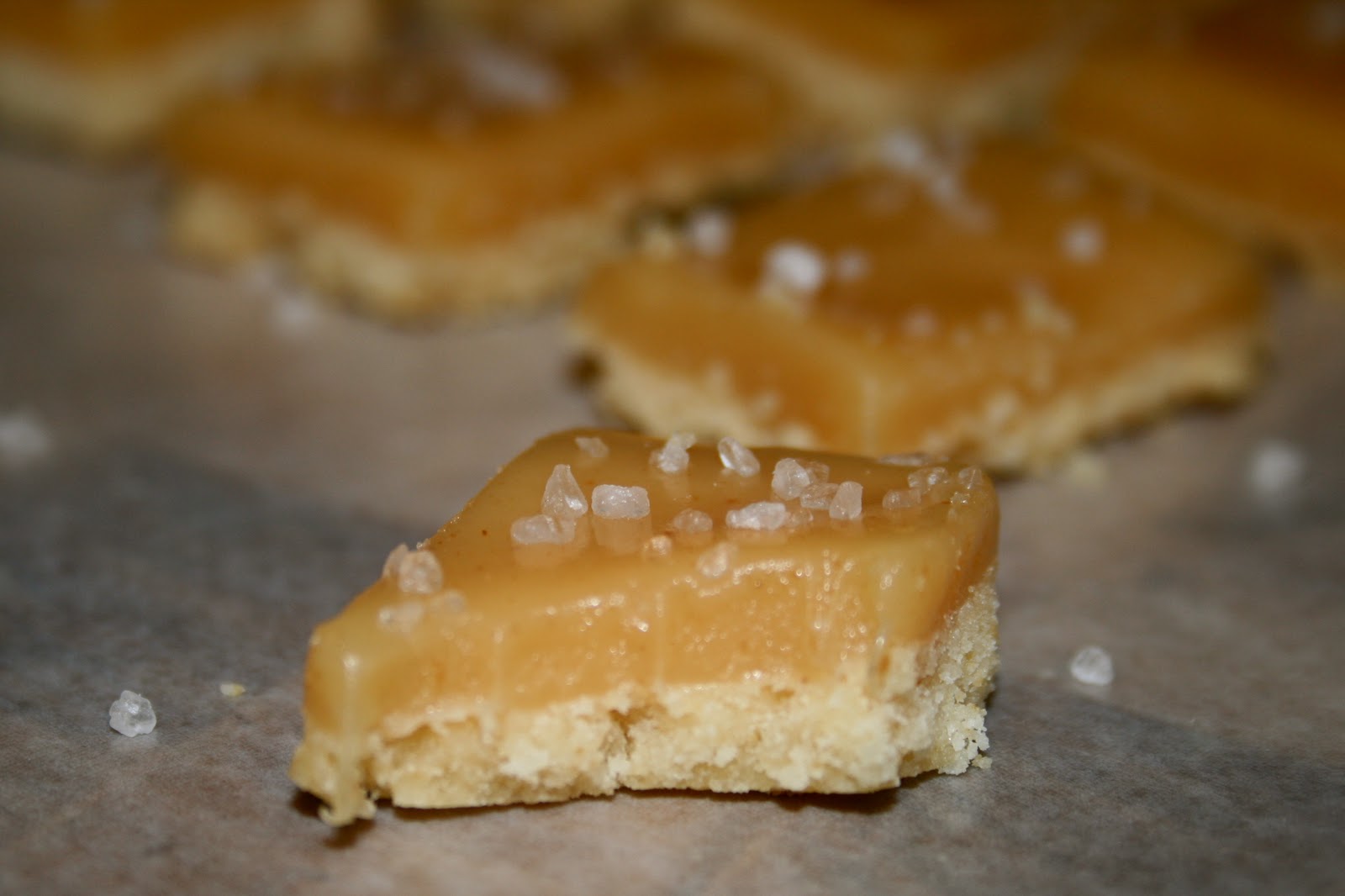 sugar & spice: Salted Caramel Shortbread