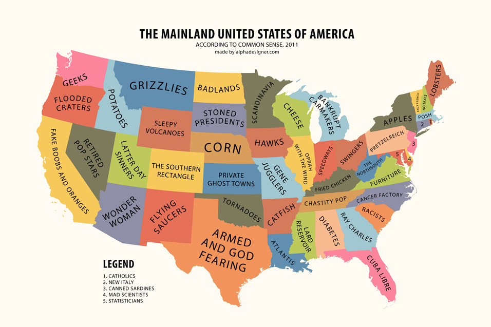 random notes: geographer-at-large: Some Amusing Maps