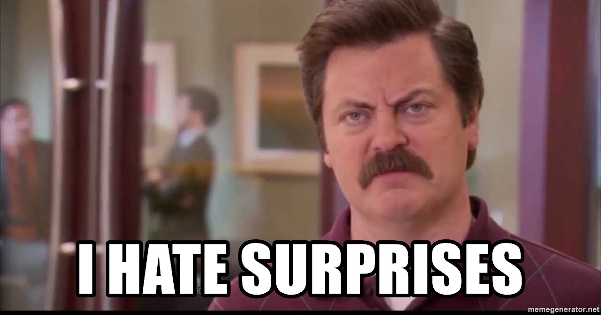 The Yaug Blog: God is a God of Surprises. I Hate Surprises.