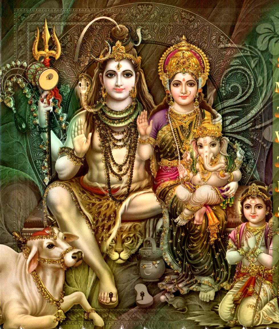 Shiva Family | God illustrations, Happy ganesh chaturthi images, Durga ...