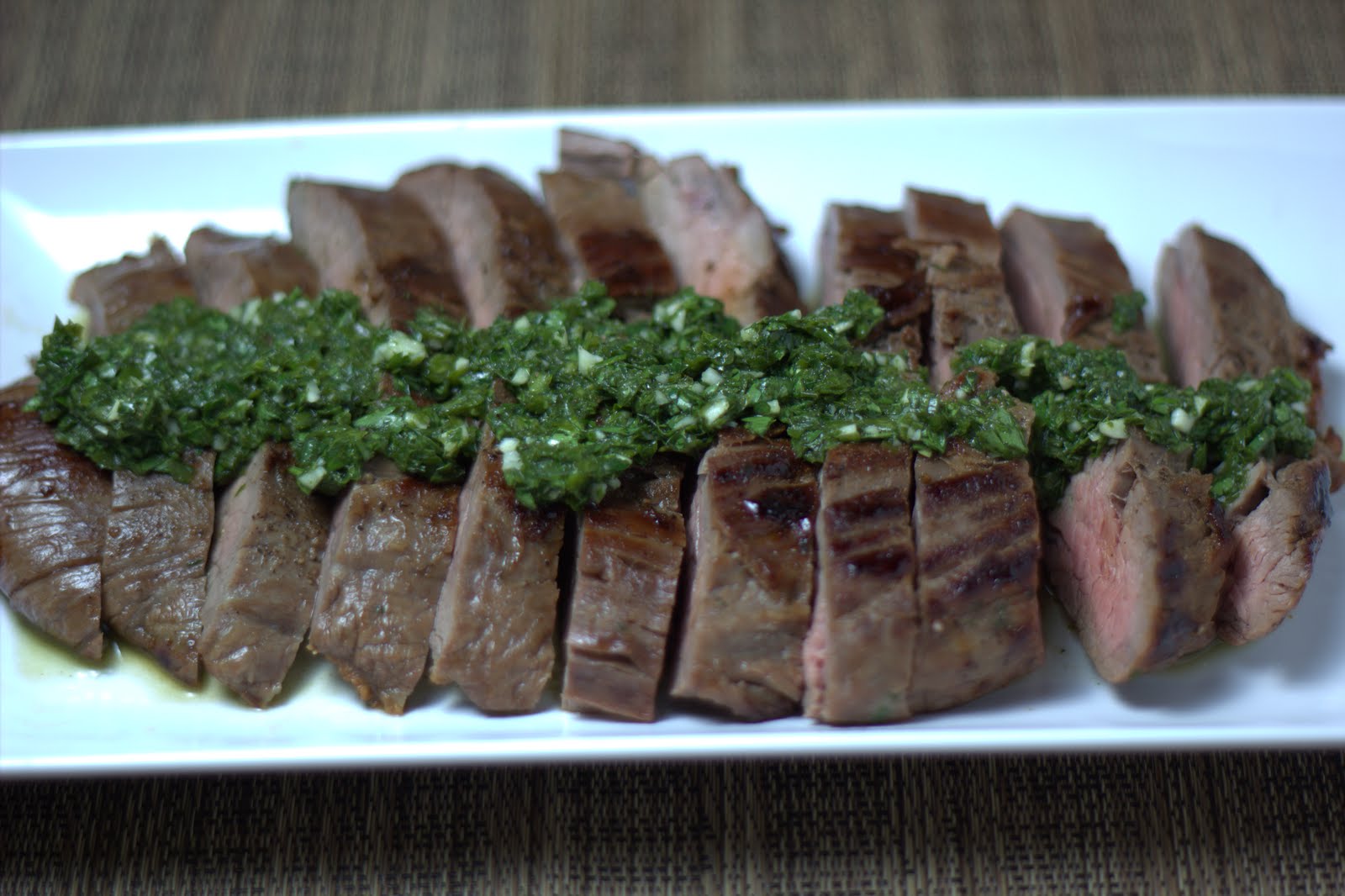 Flank Steak With Chimichurri Sauce A Zesty Bite