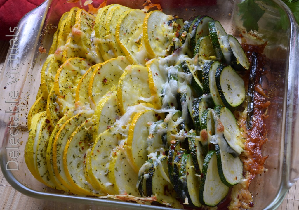 Delectable Victuals: Home Garden Summer Squash Gratin with Lemon Pepper