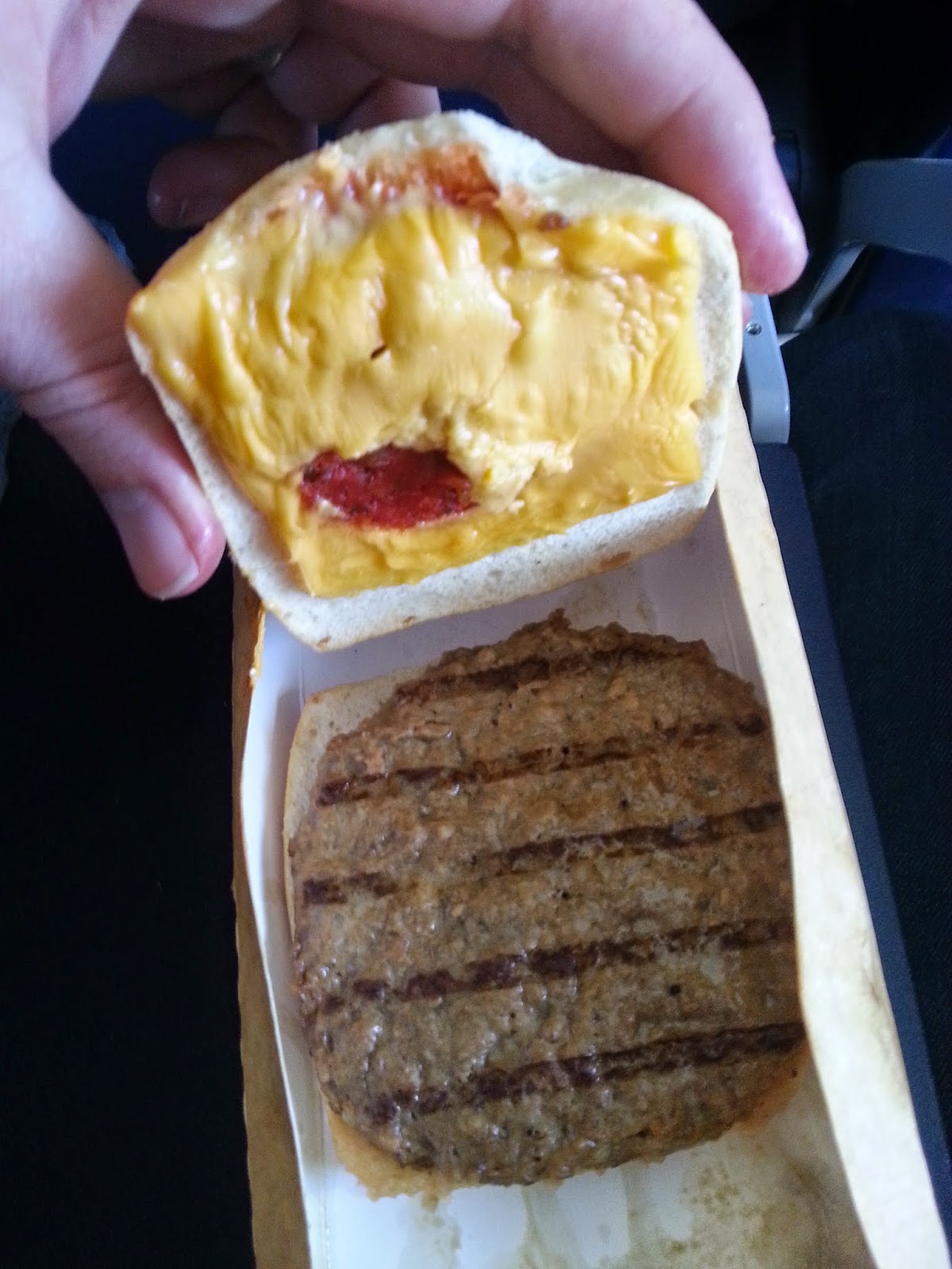 Burger Me! A London Burger Blog: The Ryanair in-flight cheeseburger