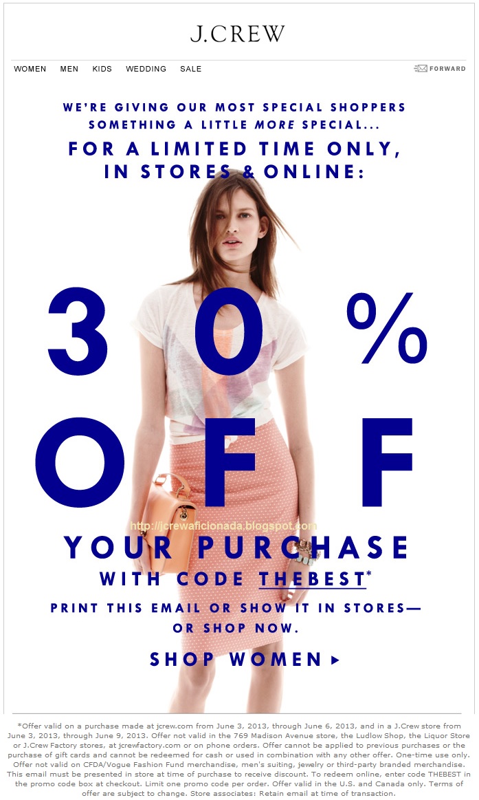 J.Crew Aficionada: Enjoy 25% (or 30%) Off Every J.Crew Purchase {in ...