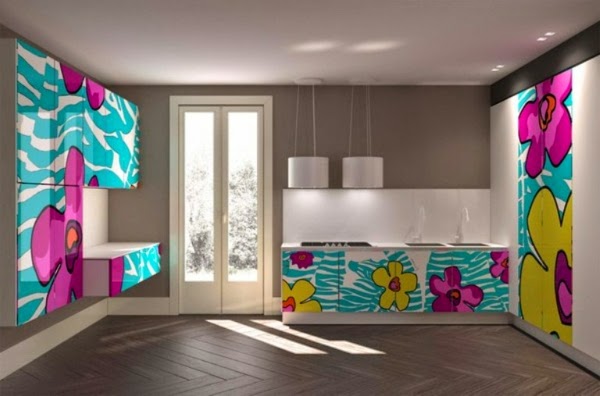 15 Modern kitchen design ideas in bright color combinations