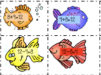 1st Grade Learning Stars: Fish Tank Fact families