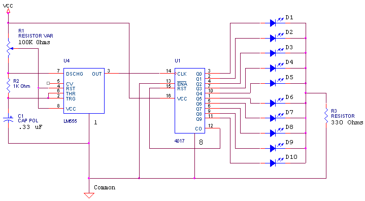 yogeshmoradiya: LED timer circuit