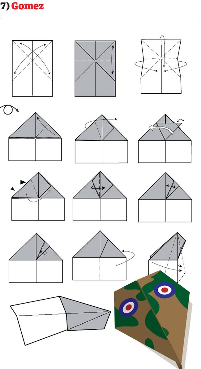 Calvin s Canadian Cave Of Coolness 12 Cool Paper Airplane Designs