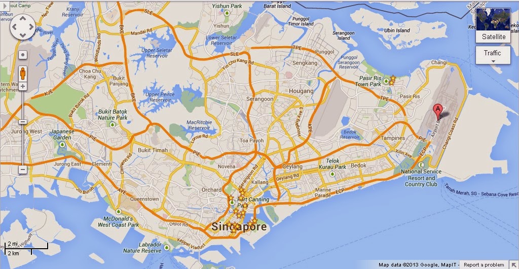 Detail Changi Swimming Pool Singapore Location Map | Alexandra Meier