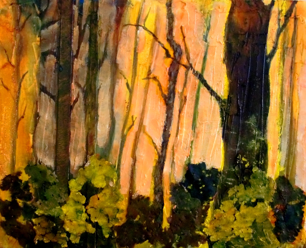 CAROL NELSON FINE ART BLOG: Mixed Media Tree Workshop sponsored by ...
