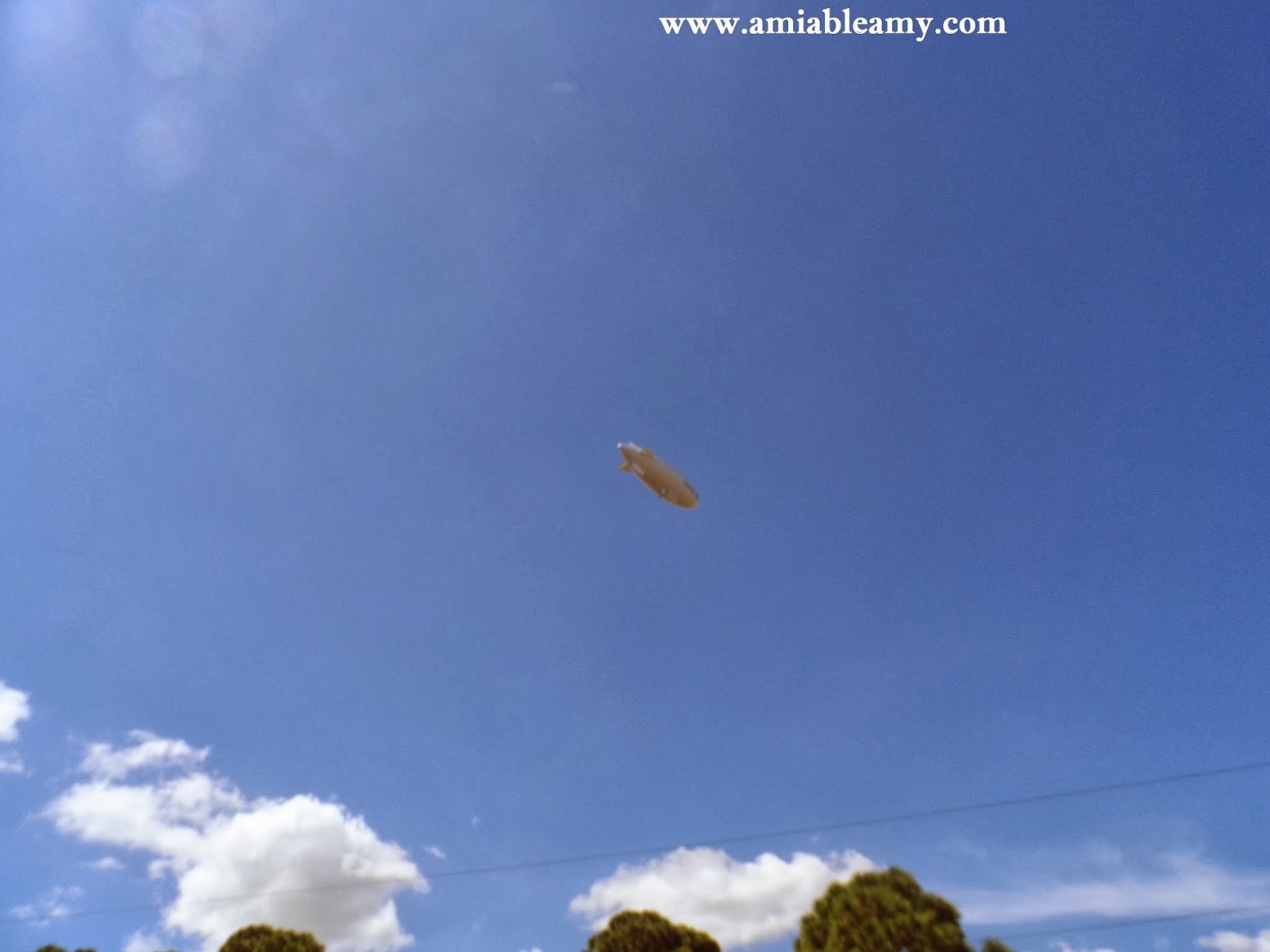 BEYOND PHOTOGRAPHY: Look Up : Blimp in the Sky