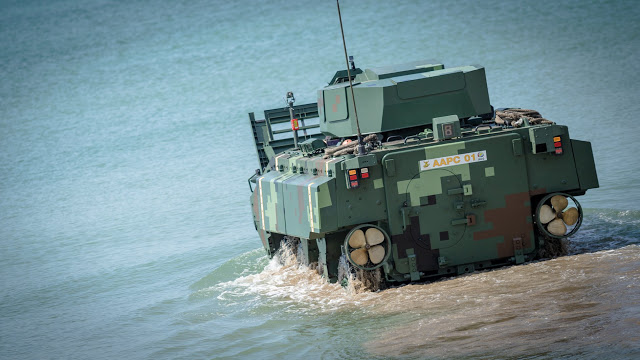 DEFENSE STUDIES: Thai Marine Tests DTI AAPC Wheeled Amphibious Armoured ...